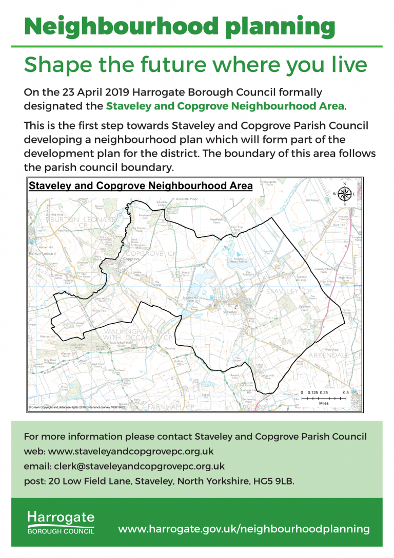 Neighbourhood Plan Designation – Staveley & Copgrove Parish Council